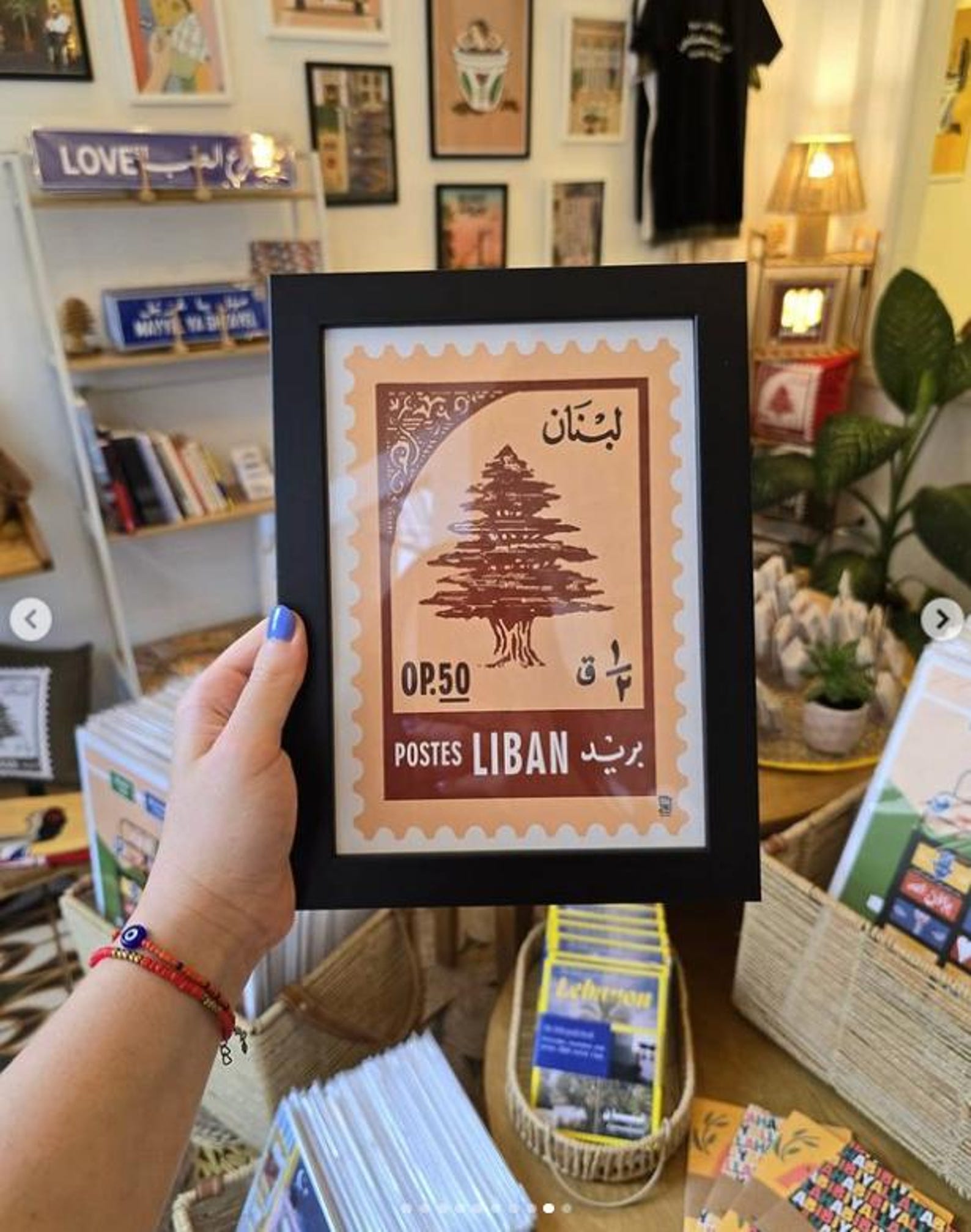 Lebanese Post Stamp Collection Art Prints | Nostalgic Lebanese Art ...