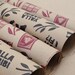3 Sheets of Lebanese Recycled Pattern Gift Wrapping Paper Kraft Paper ...