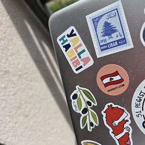 Very Lebanese Sticker Pack | Waterproof Vinyl Stickers | Pack of 5 ...
