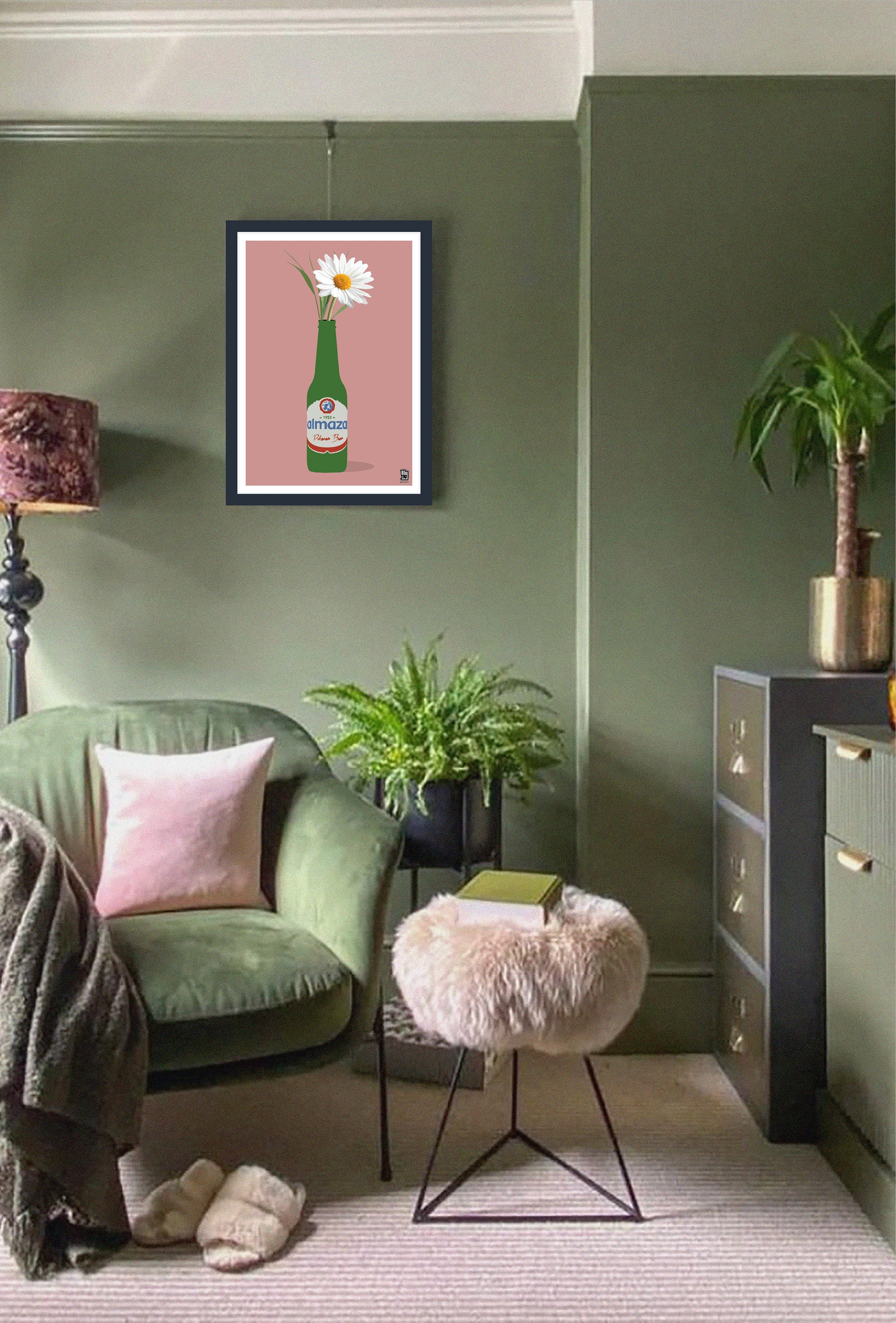 The Daisy | Lebanon | Glass Bottle Almaza | Lebanese Beer | Lebanese ...