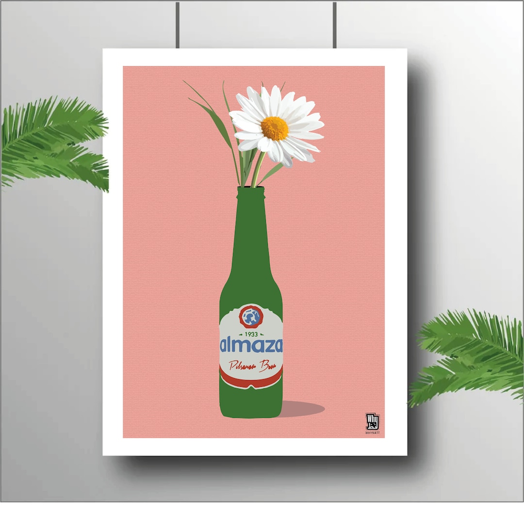 The Daisy | Lebanon | Glass Bottle Almaza | Lebanese Beer | Lebanese ...