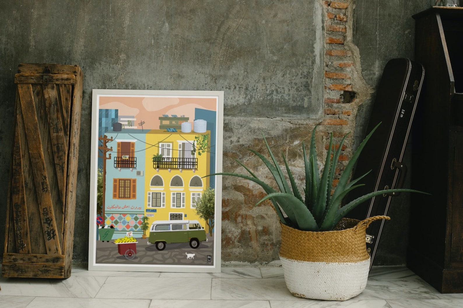 The Beauty of Achrafieh Art Print | Ashrafieh Lebanon | Nostalgic ...
