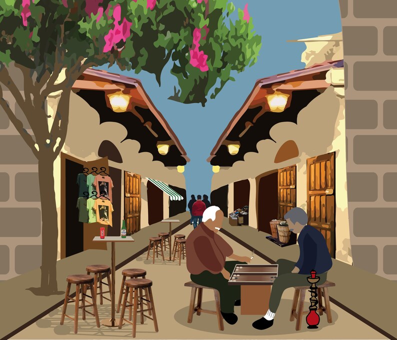 Byblos Jbeil Old Souk Lebanon Lebanese Souk Lebanese Art | Etsy
