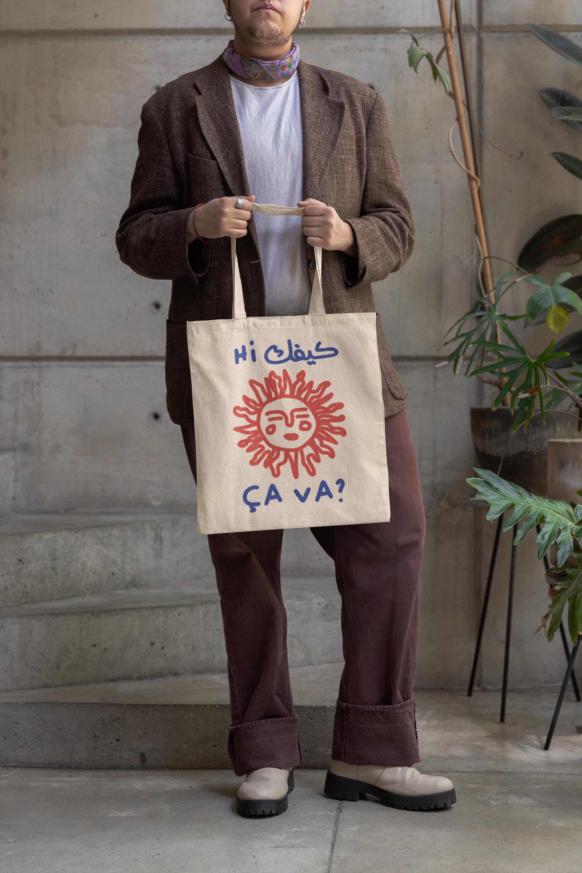 Hi Kifak Ca Va Tote Bag | Very Lebanese Tote Bags | Lebanese | Lebanon ...