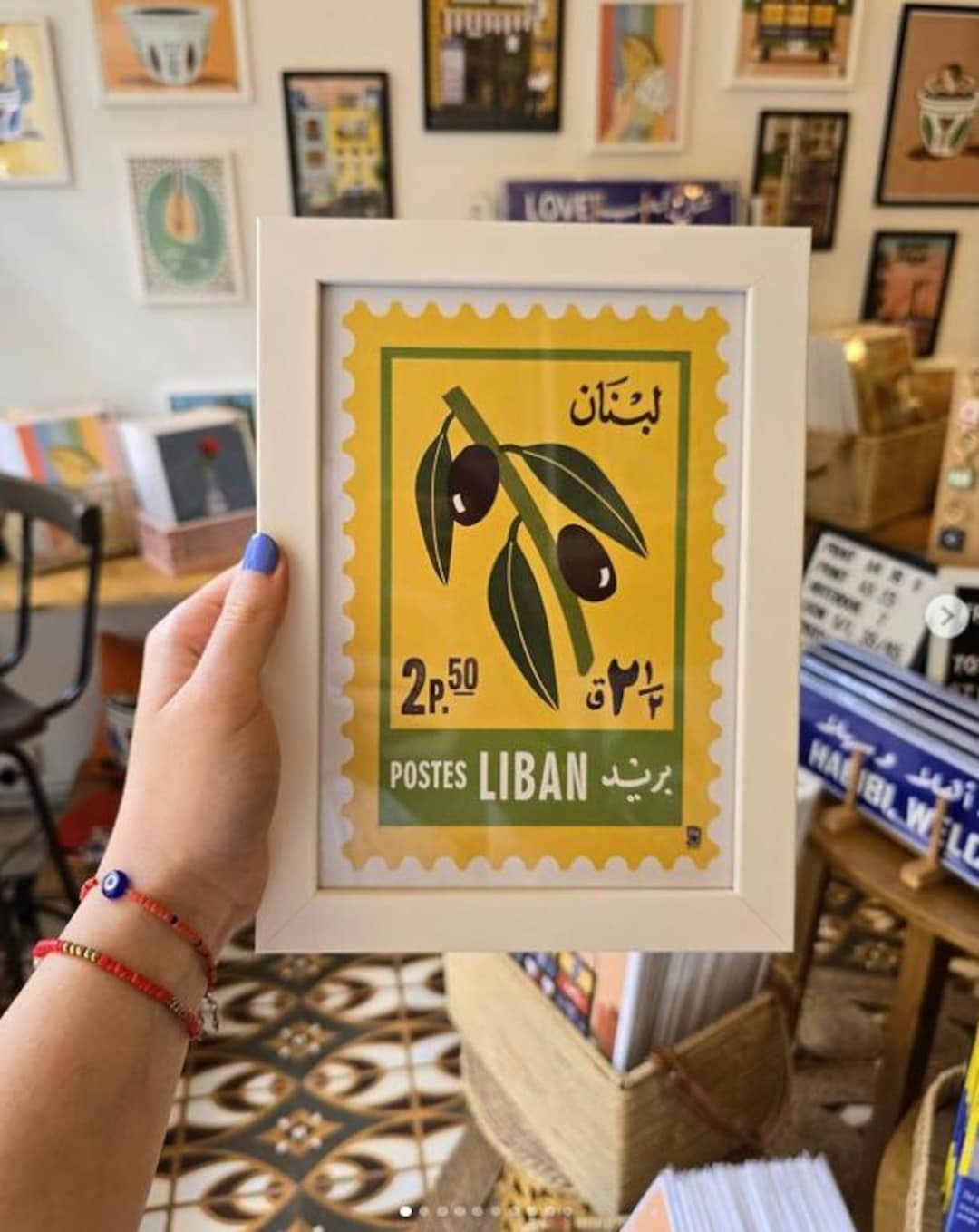 Lebanese Post Stamp Collection Art Prints | Nostalgic Lebanese Art ...