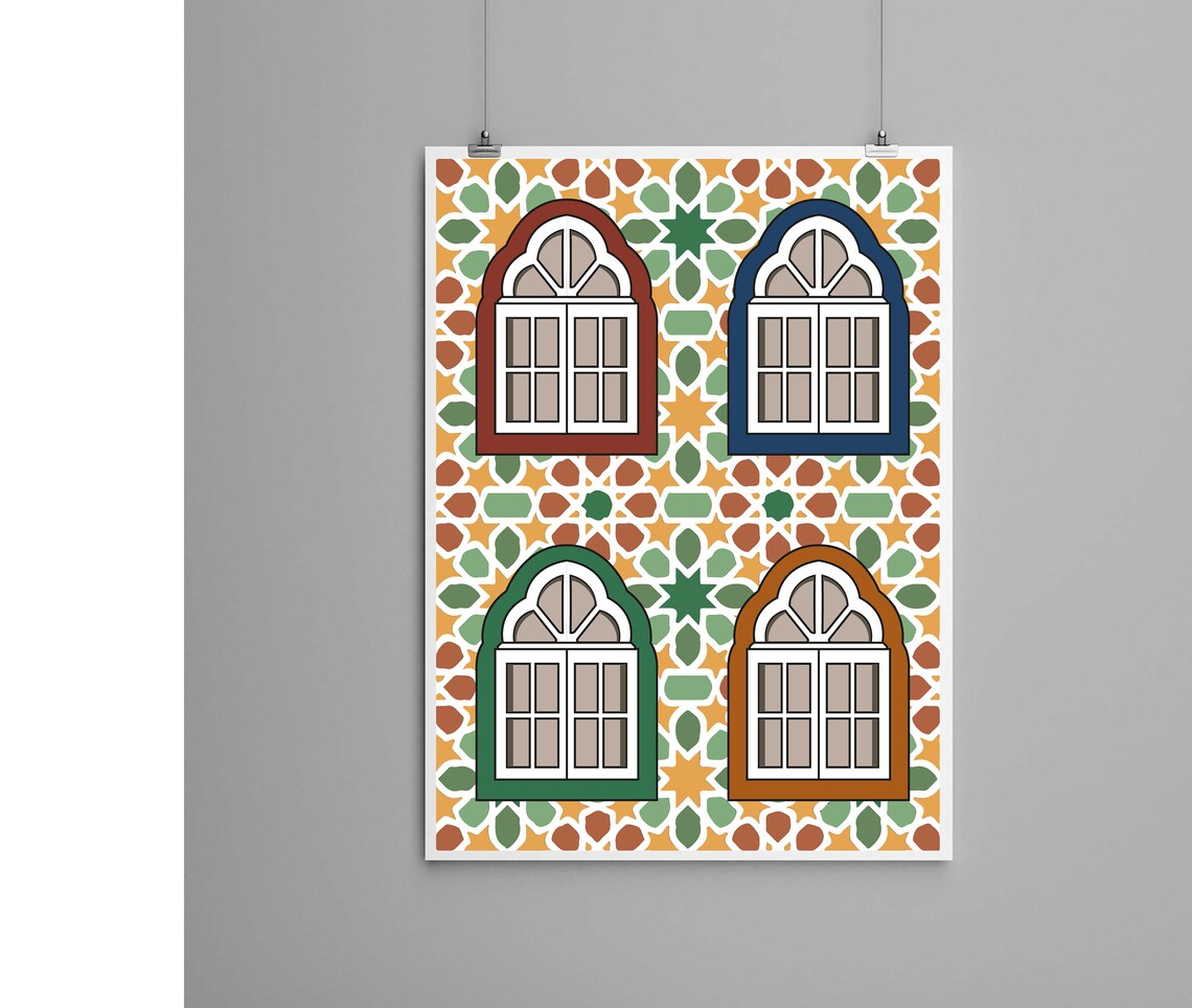 The Art of Windows | Arab | Arabic | Lebanon | Art Print | Andalusian ...