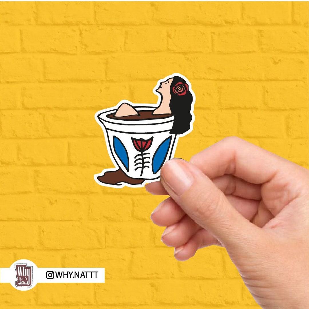 Coffee Bath Sticker | Shaffe | Very Lebanese Sticker Pack | Vinyl ...