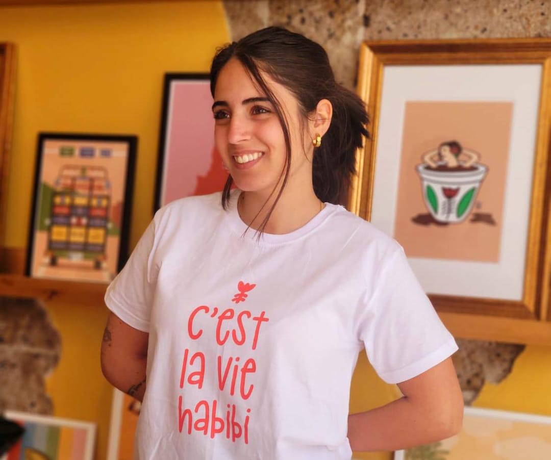 C'est La Vie Habibi WHITE Tshirt | Lebanese Tshirt | Size S M L XL ...