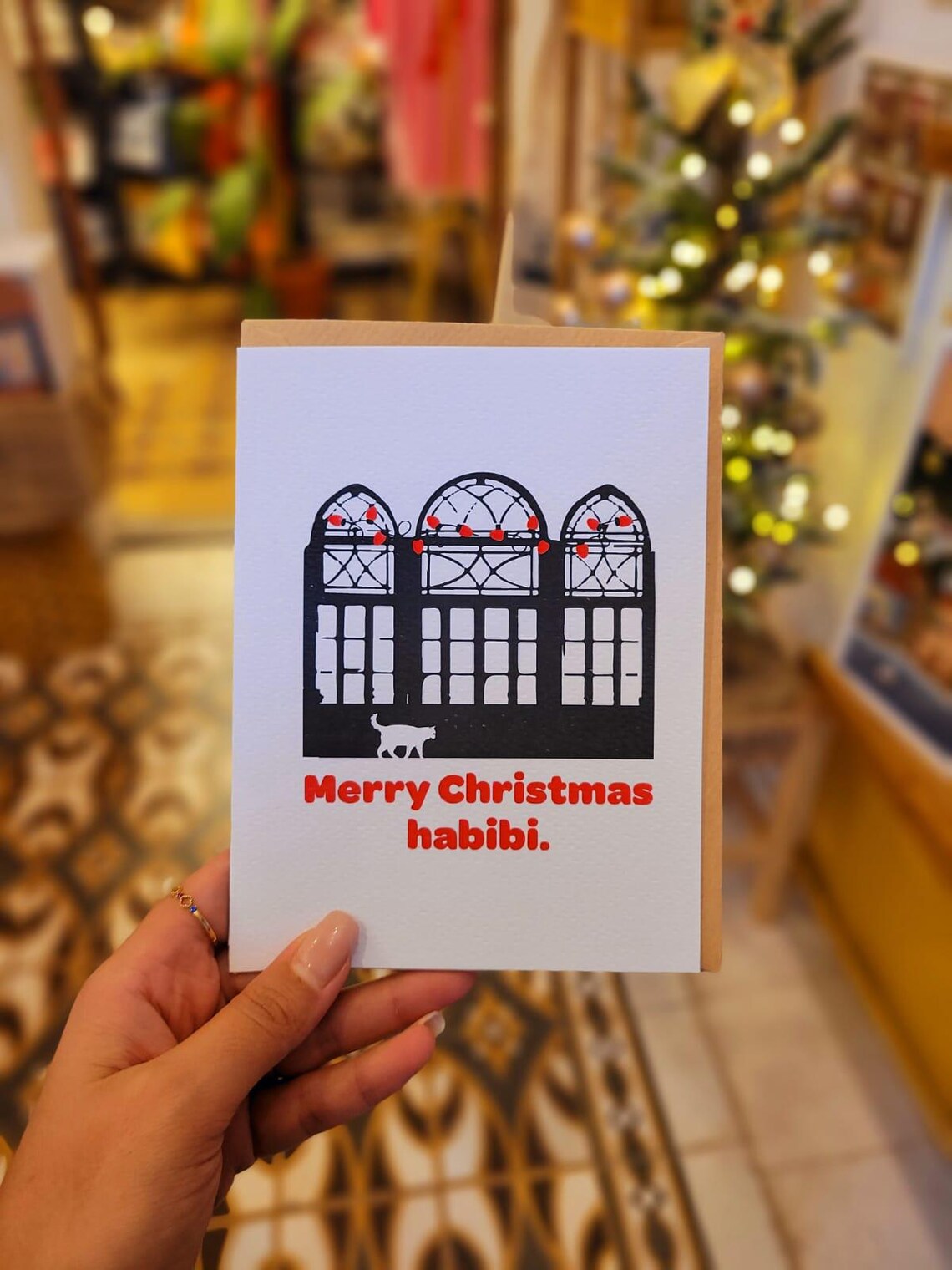 Merry Christmas Greeting Card | Lebanese Greeting Cards | SIZE A5 ...