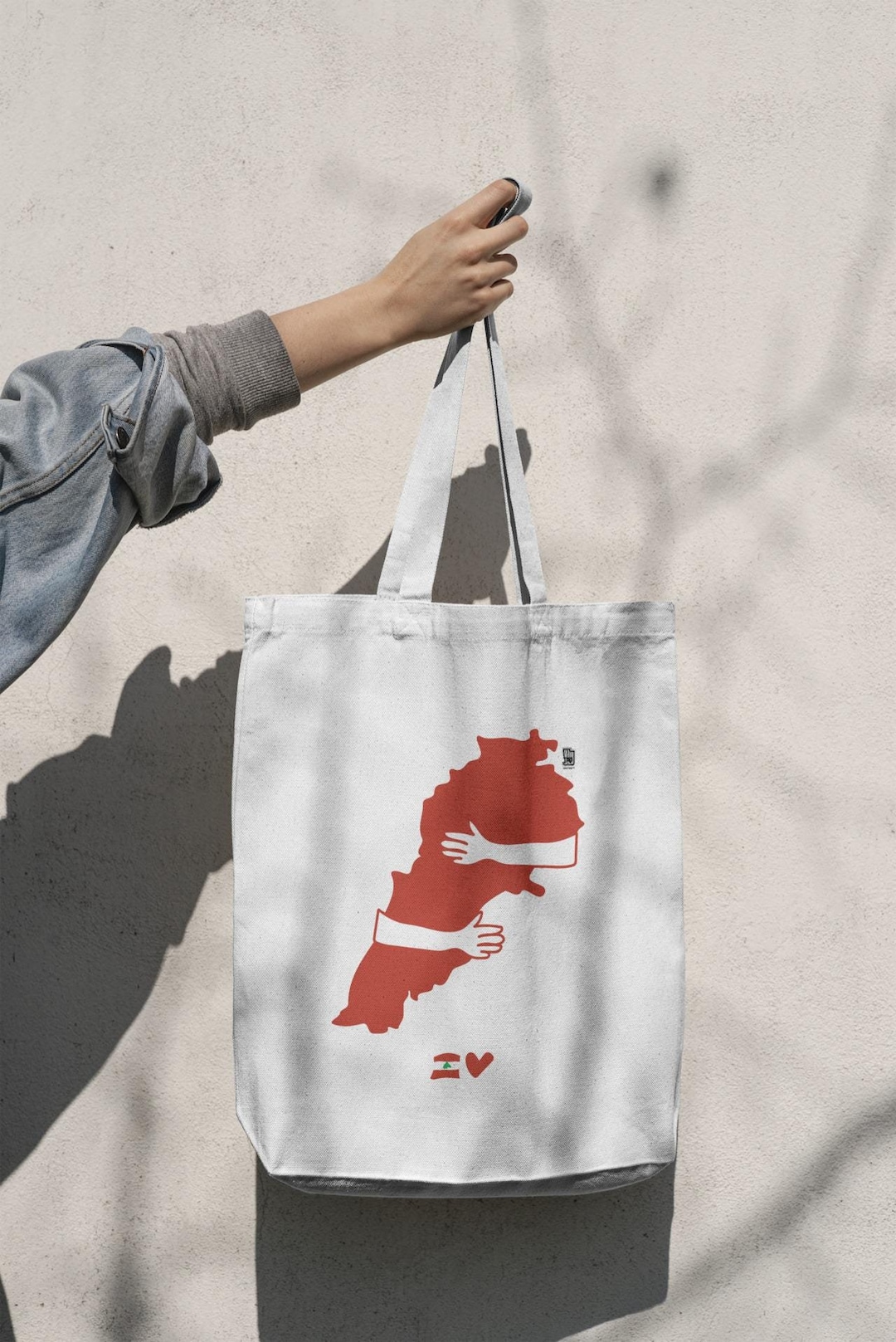 Lebanon Hug Tote Bag | Very Lebanese Tote Bags | Lebanese | Lebanon ...