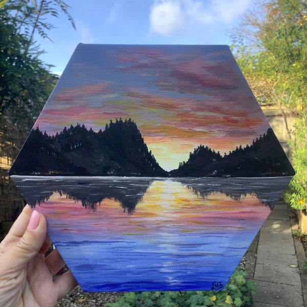 Hexagon Artwork - Etsy