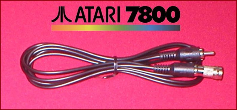6ft RCA Video Cable & RF Coax TV Adapter for the Atari 7800 System - Etsy