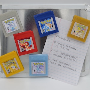 1:1 Full Scale Pokémon Game Boy Cartridge Refrigerator Magnet | 3D ...