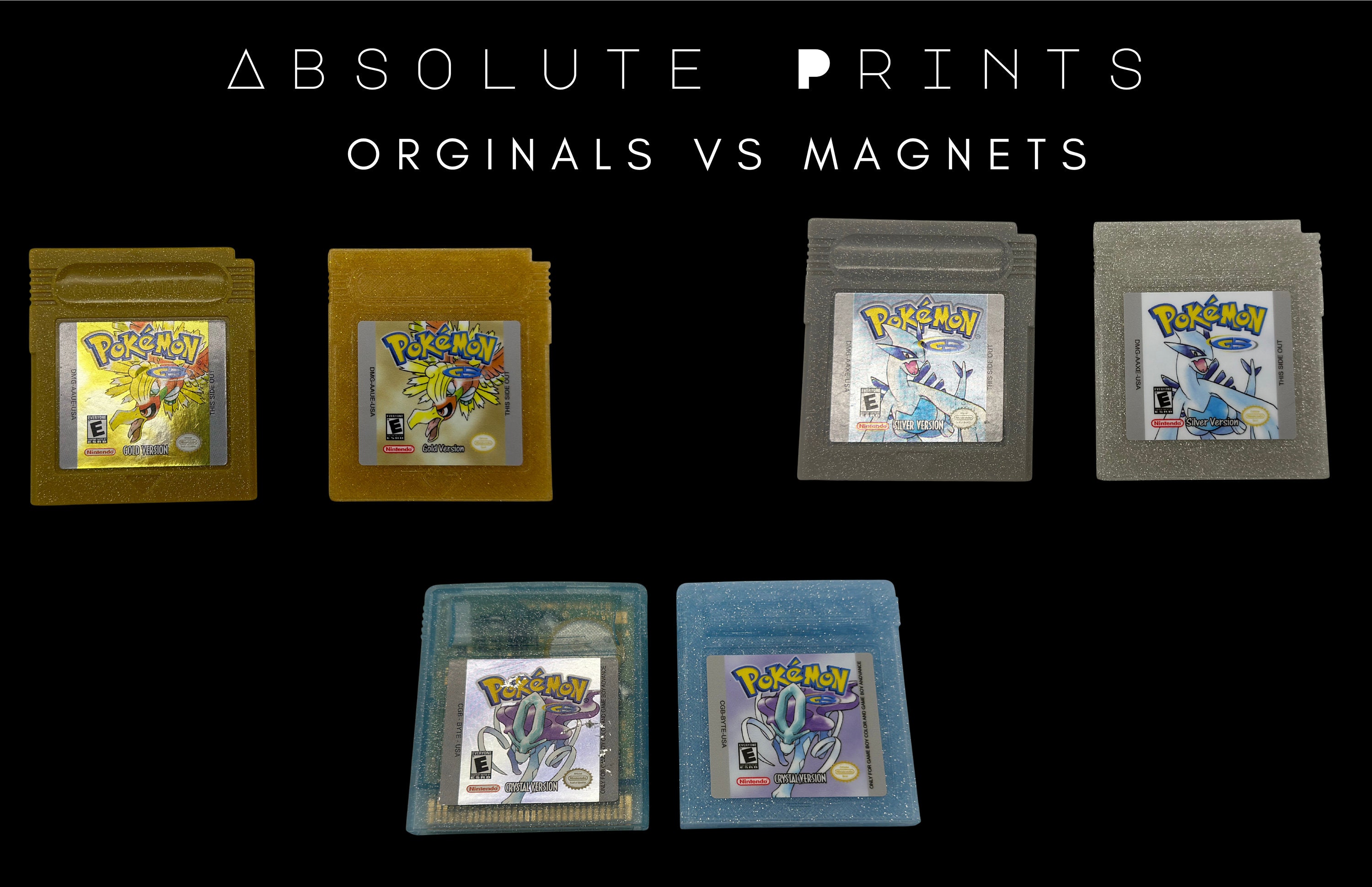 Classic Pokémon Game Boy Fridge Magnet | Full Scale Replica | Gen 1 & 2 ...