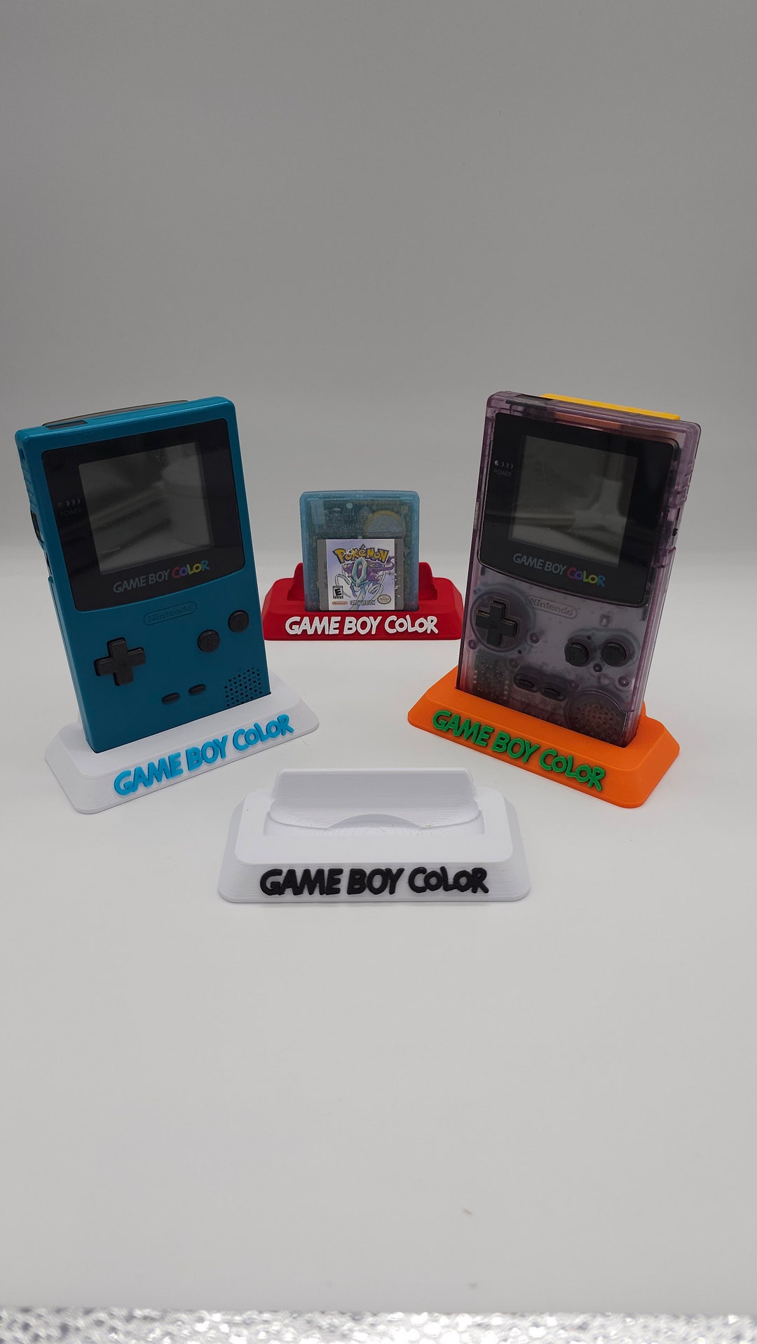 Multicolored 3D Printed Game Boy Color Display Stand | Custom Sized ...