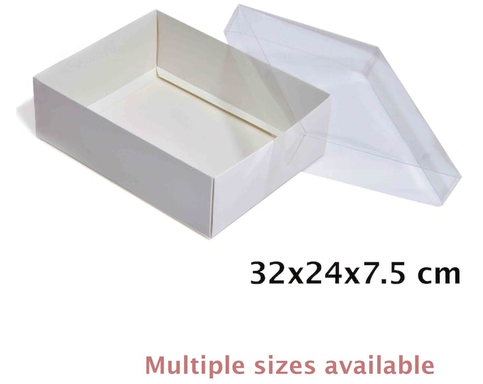 10 Pcs Favors and Gifts Boxes, Acetate Favors Box, Engagement Gift Box ...