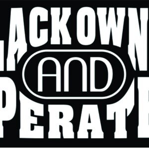 Aluminutm Black Owned and Operated Sign - Etsy