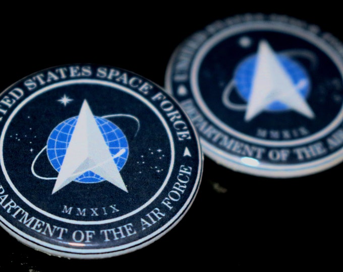 Space Force Button Pins, New Space Force Branch Pins, Air Force Space ...