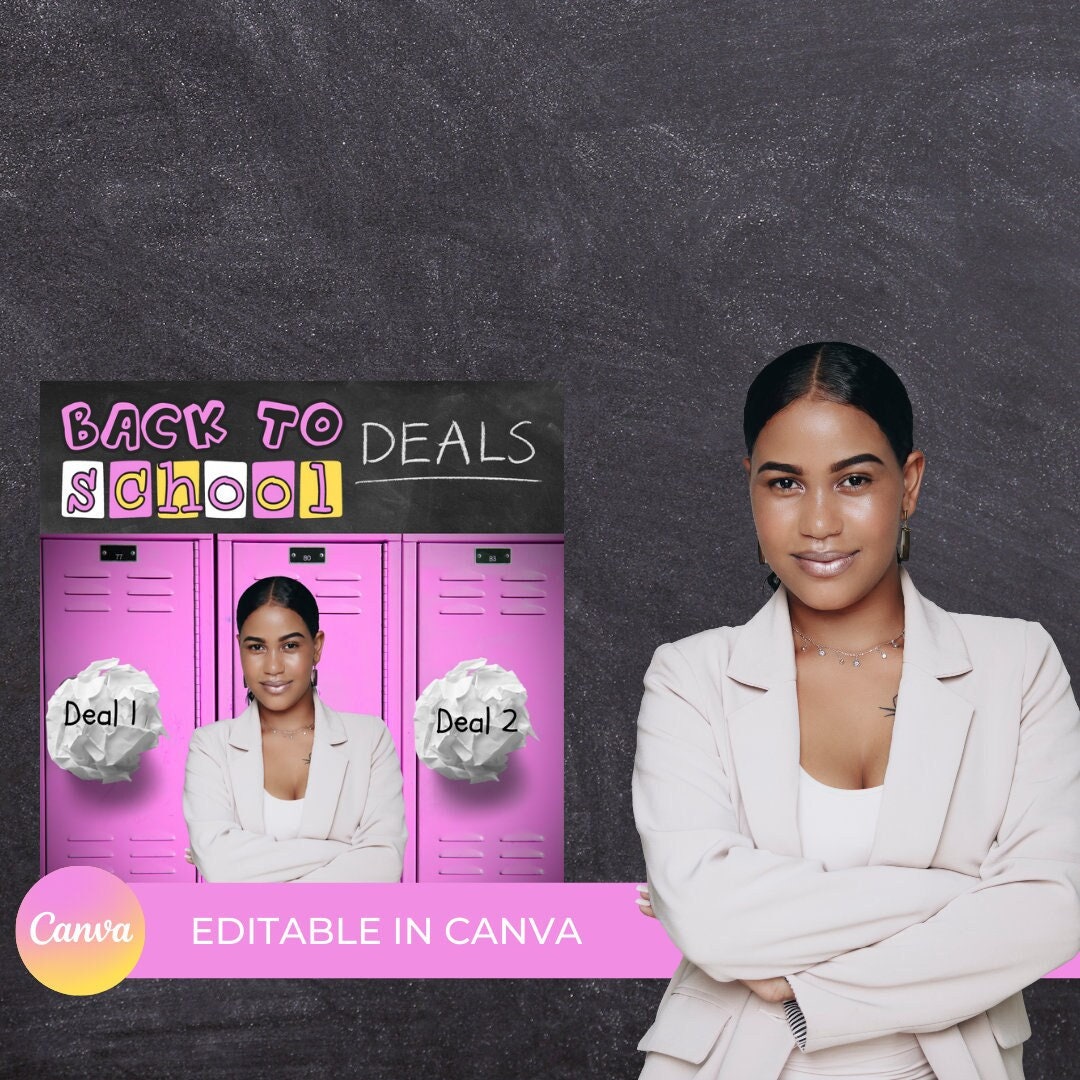 Locker Back to School Deals Flyer - Etsy