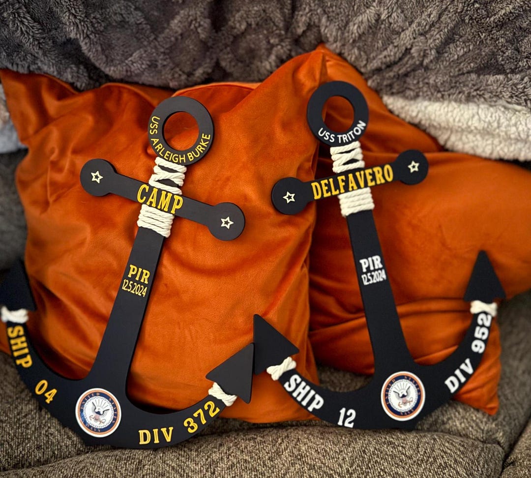 US Navy PIR Anchor / Navy Graduation Anchor / PIR / Navy Boot Camp ...