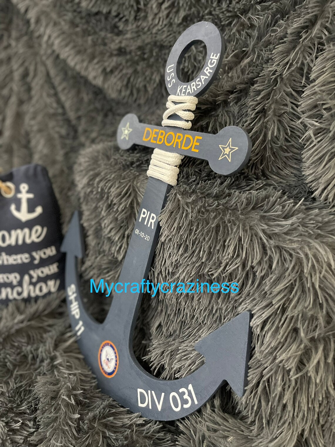 US Navy PIR Anchor / Navy Graduation Anchor / PIR / Navy Boot - Etsy