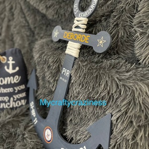 US Navy PIR Anchor / Navy Graduation Anchor / PIR / Navy Boot Camp ...
