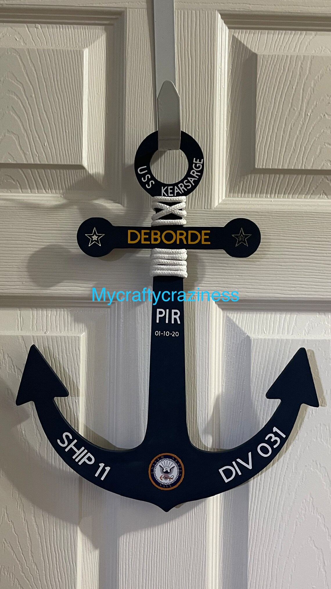 US Navy PIR Anchor / Navy Graduation Anchor / PIR / Navy Boot - Etsy