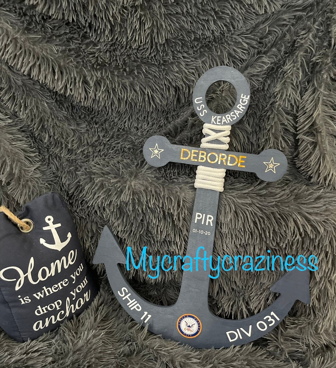 US Navy PIR Anchor / Navy Graduation Anchor / PIR / Navy Boot Camp ...