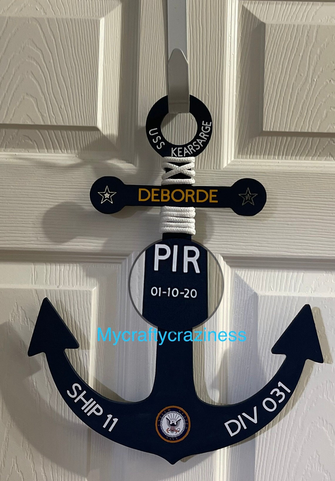 US Navy PIR Anchor / Navy Graduation Anchor / PIR / Navy Boot - Etsy