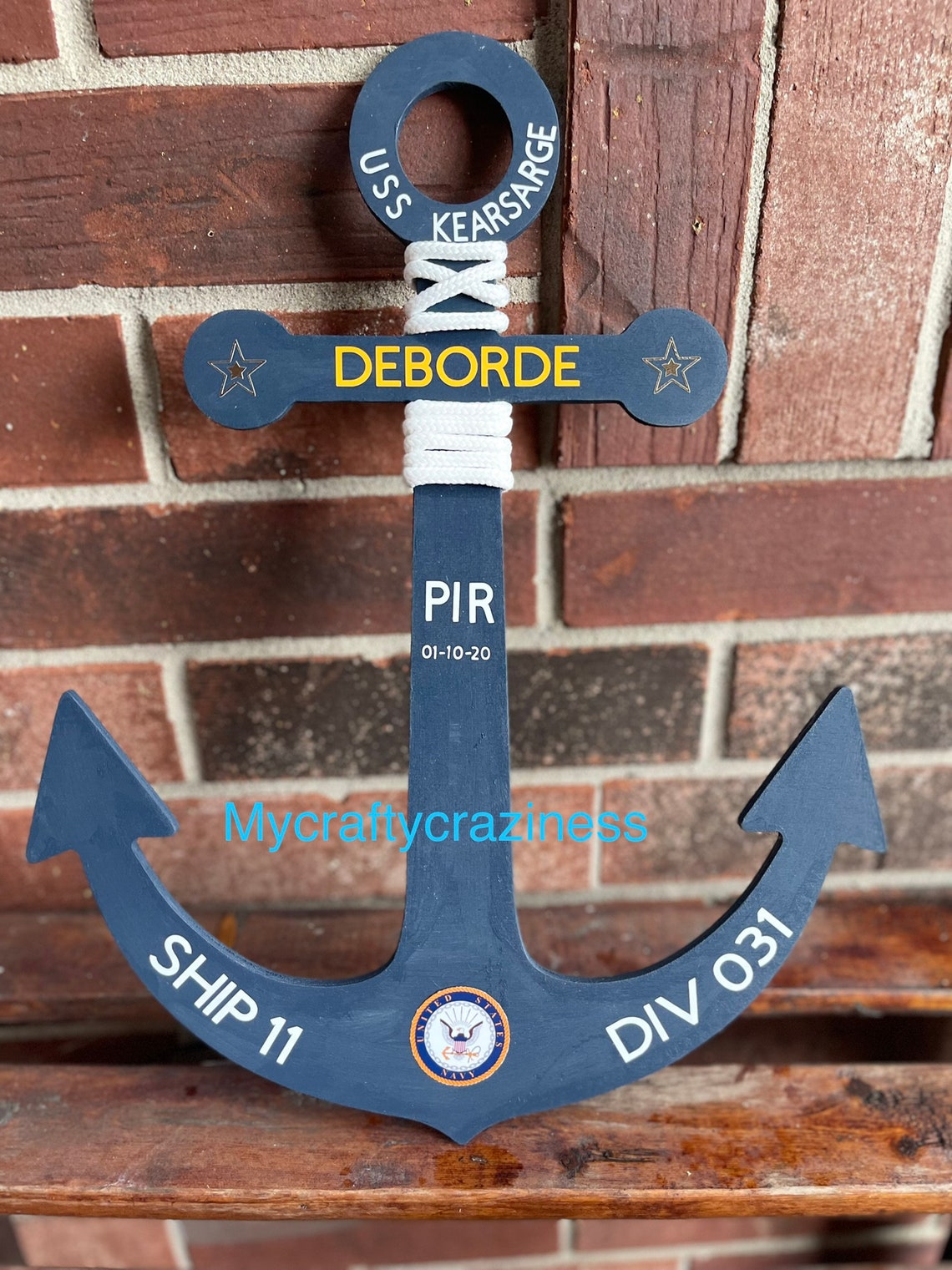 US Navy PIR Anchor / Navy Graduation Anchor / PIR / Navy Boot - Etsy