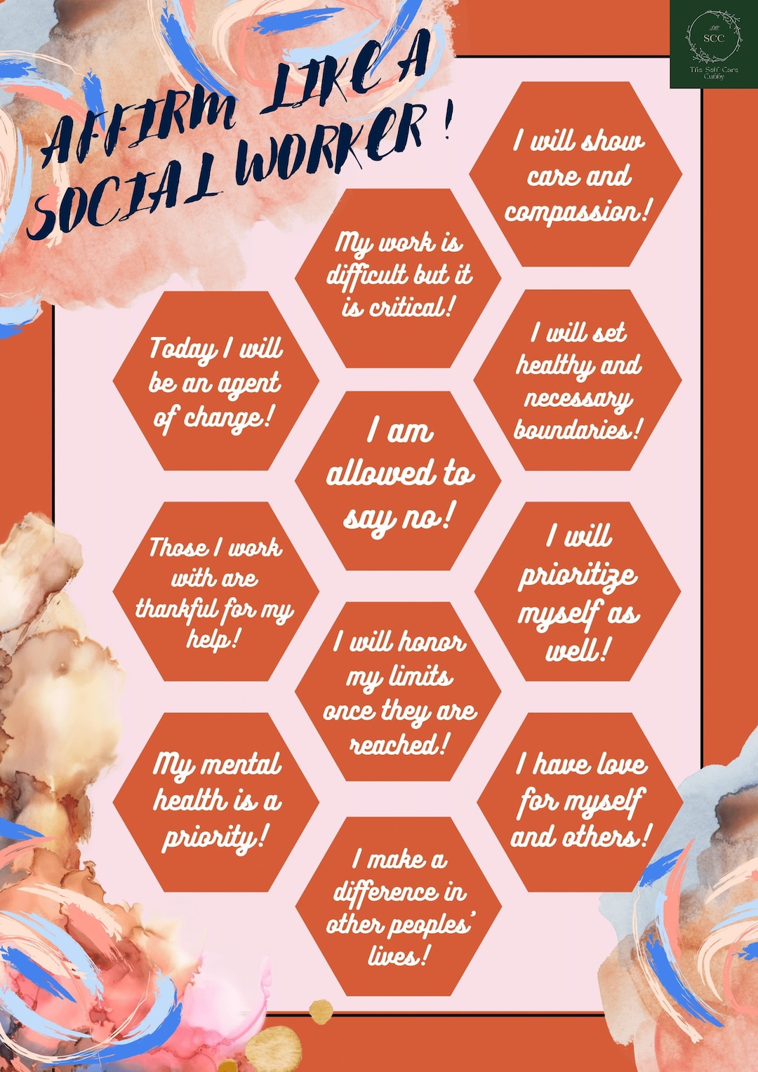 Affirm Like a Social Worker, 11 Affirmations for the Meaningful Roles ...