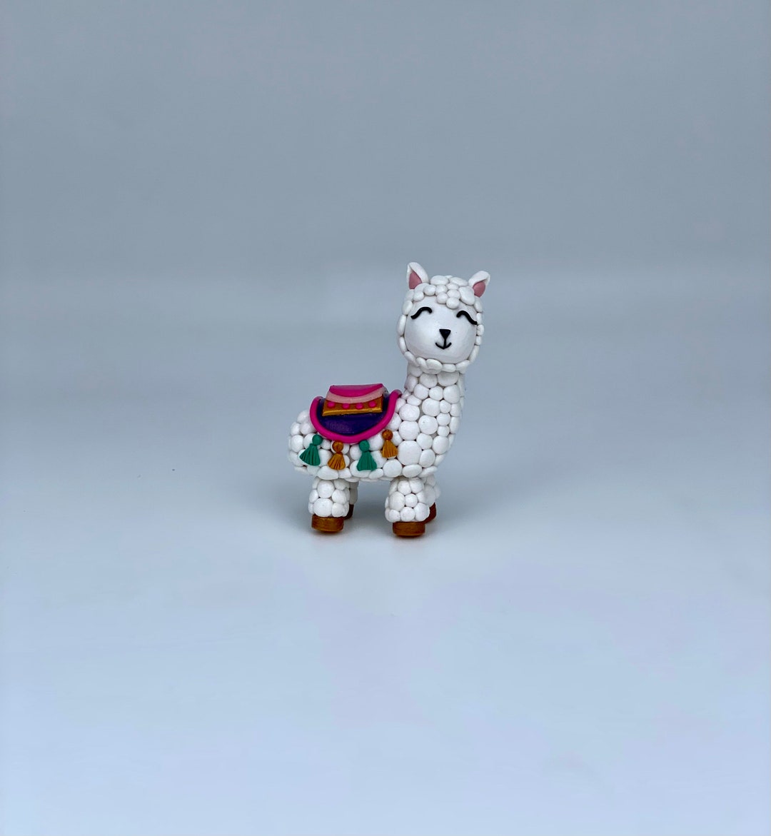 Llama Figurine Miniature - Etsy