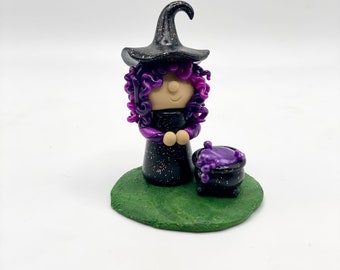 Clay Witch Figurine - Etsy