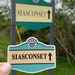 Siasconset Nantucket Town Sign Sconset Sticker Vinyl Die-cut Indoor ...