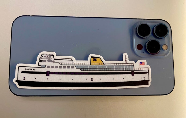 Nantucket Steamship Ferry Boat Sticker (special Edition) - Etsy