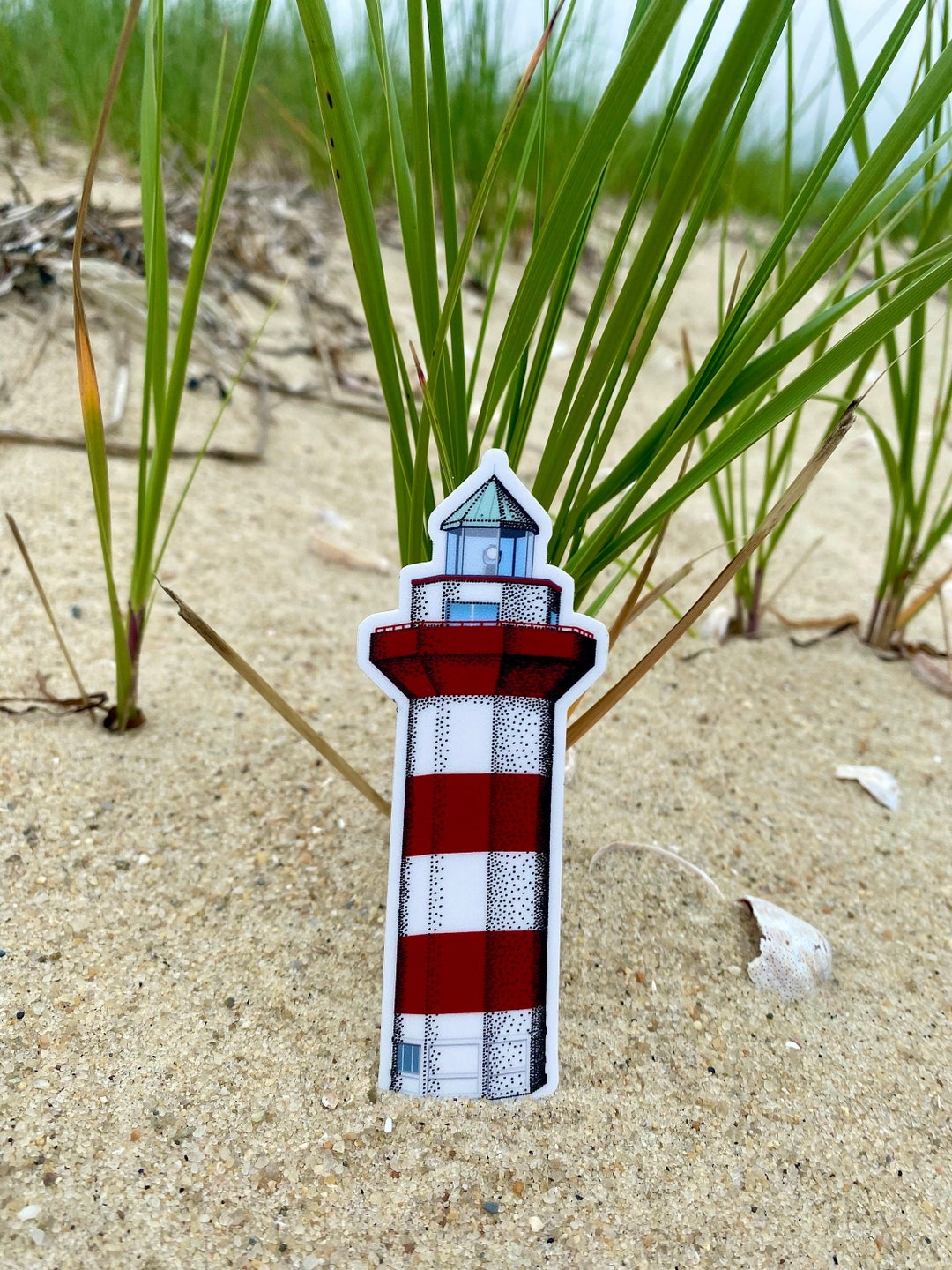 Hilton Head Harbour Town Lighthouse Sticker Decal, Vinyl Die-cut ...