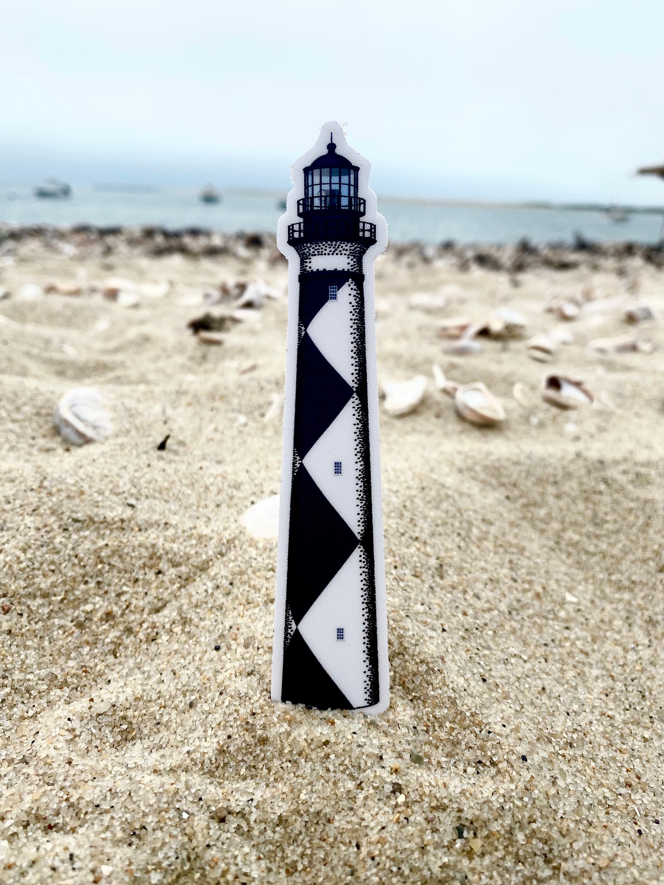 Cape Lookout Lighthouse Sticker Outer Banks North Carolina | Etsy