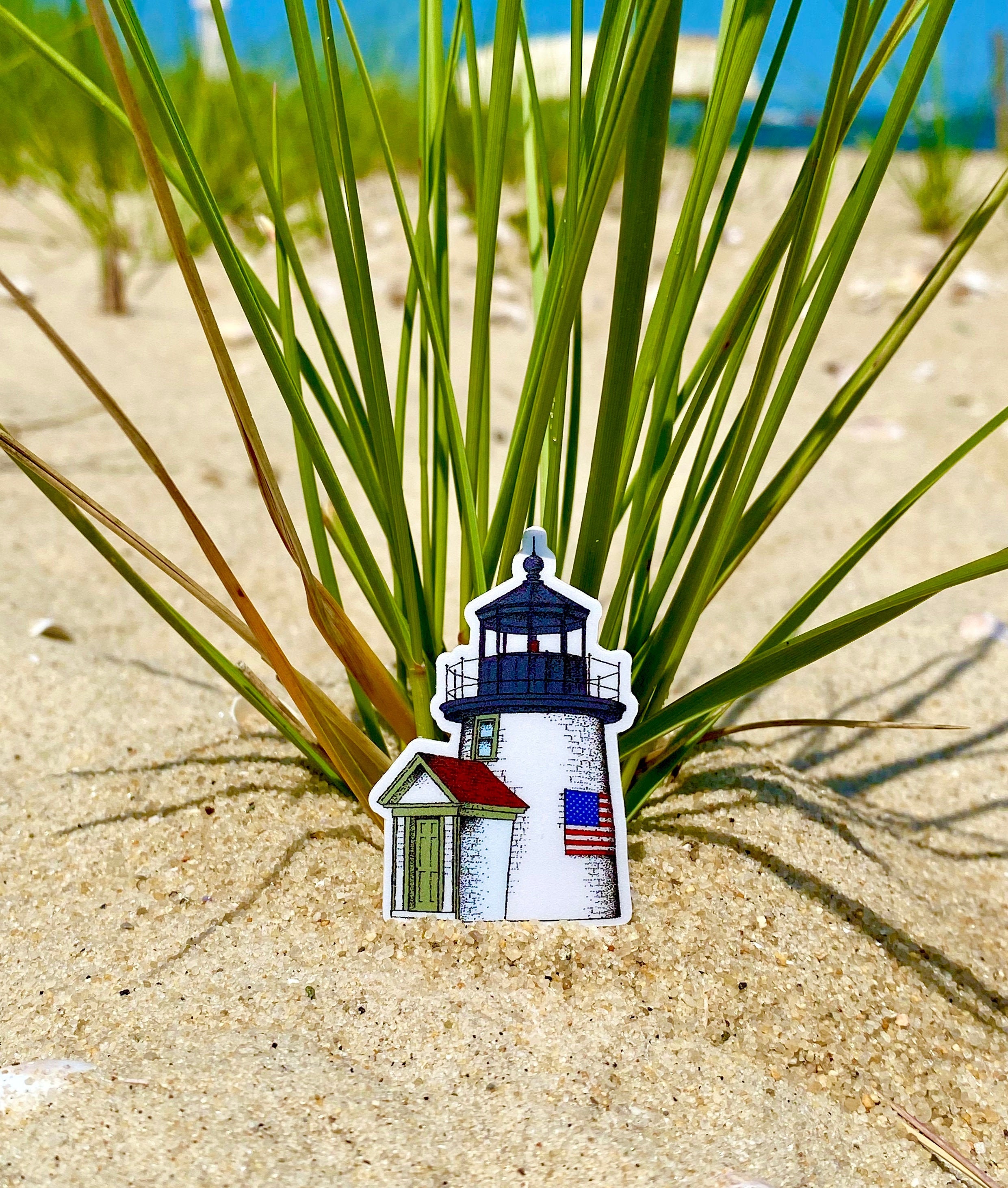 Brant Point Lighthouse Nantucket Sticker Decal Vinyl Die-cut | Etsy