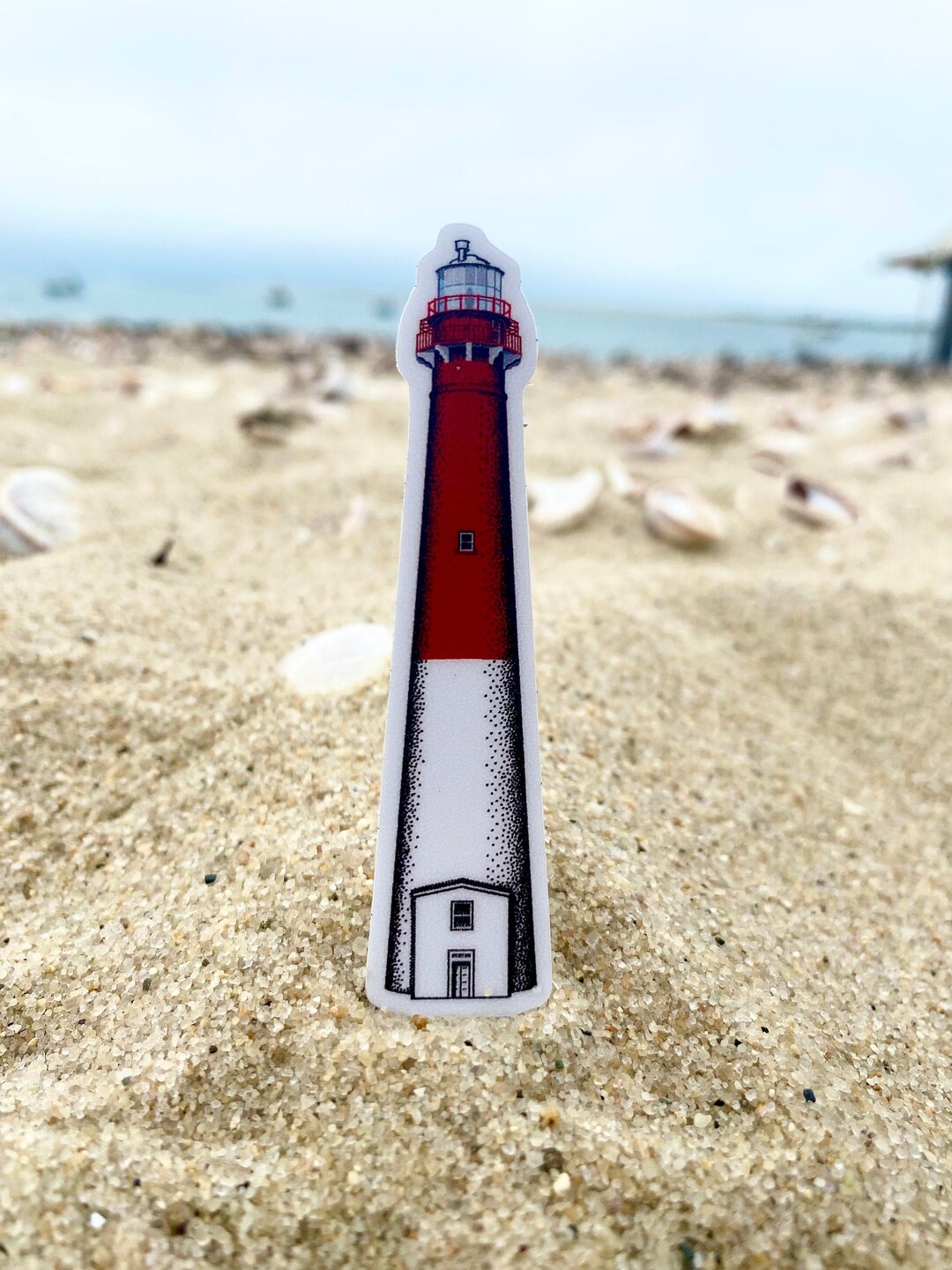 Barnegat Lighthouse Sticker: New Jersey LBI Decal - Etsy