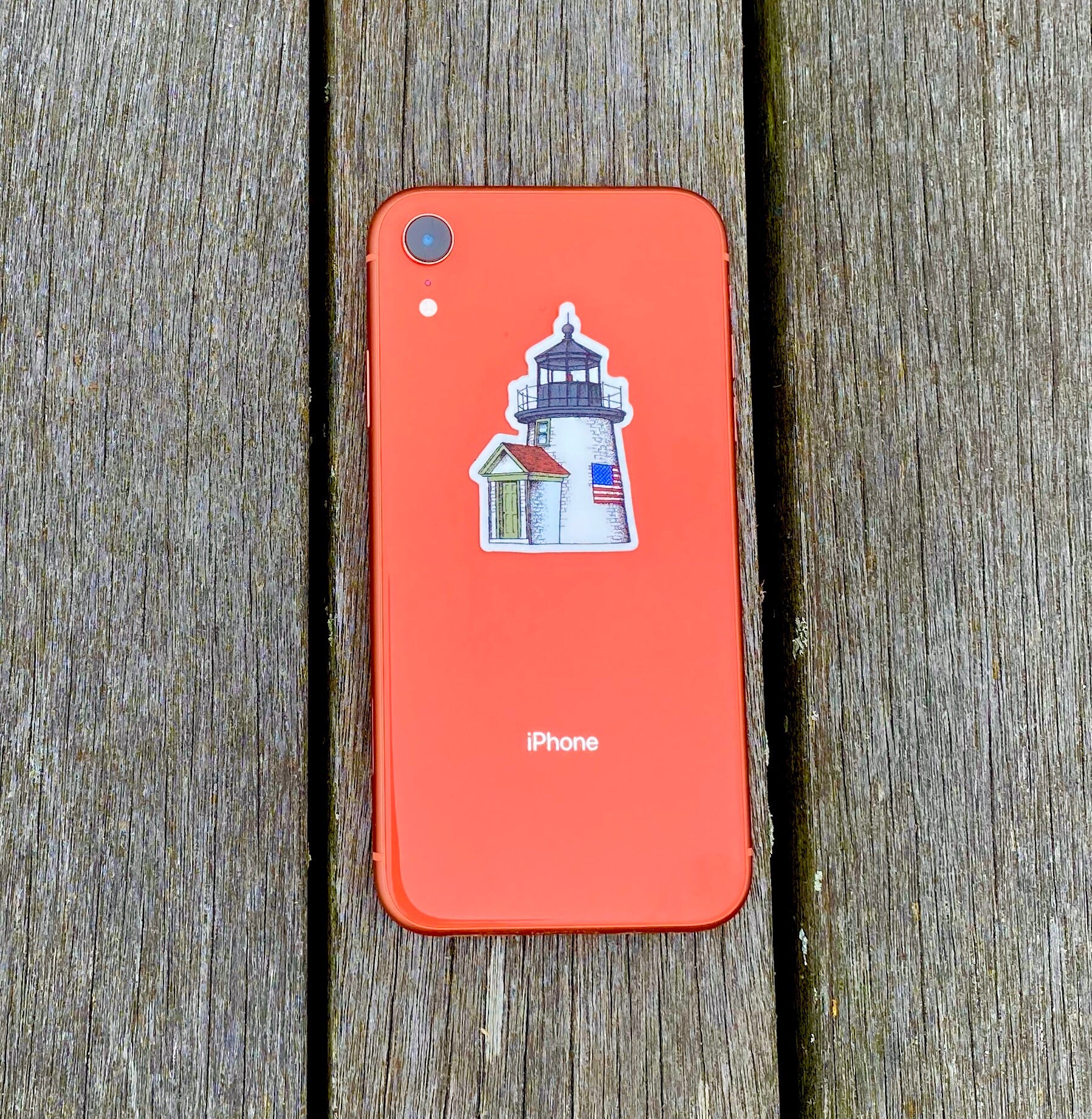 Brant Point Lighthouse Nantucket Sticker Decal Vinyl Die-cut | Etsy