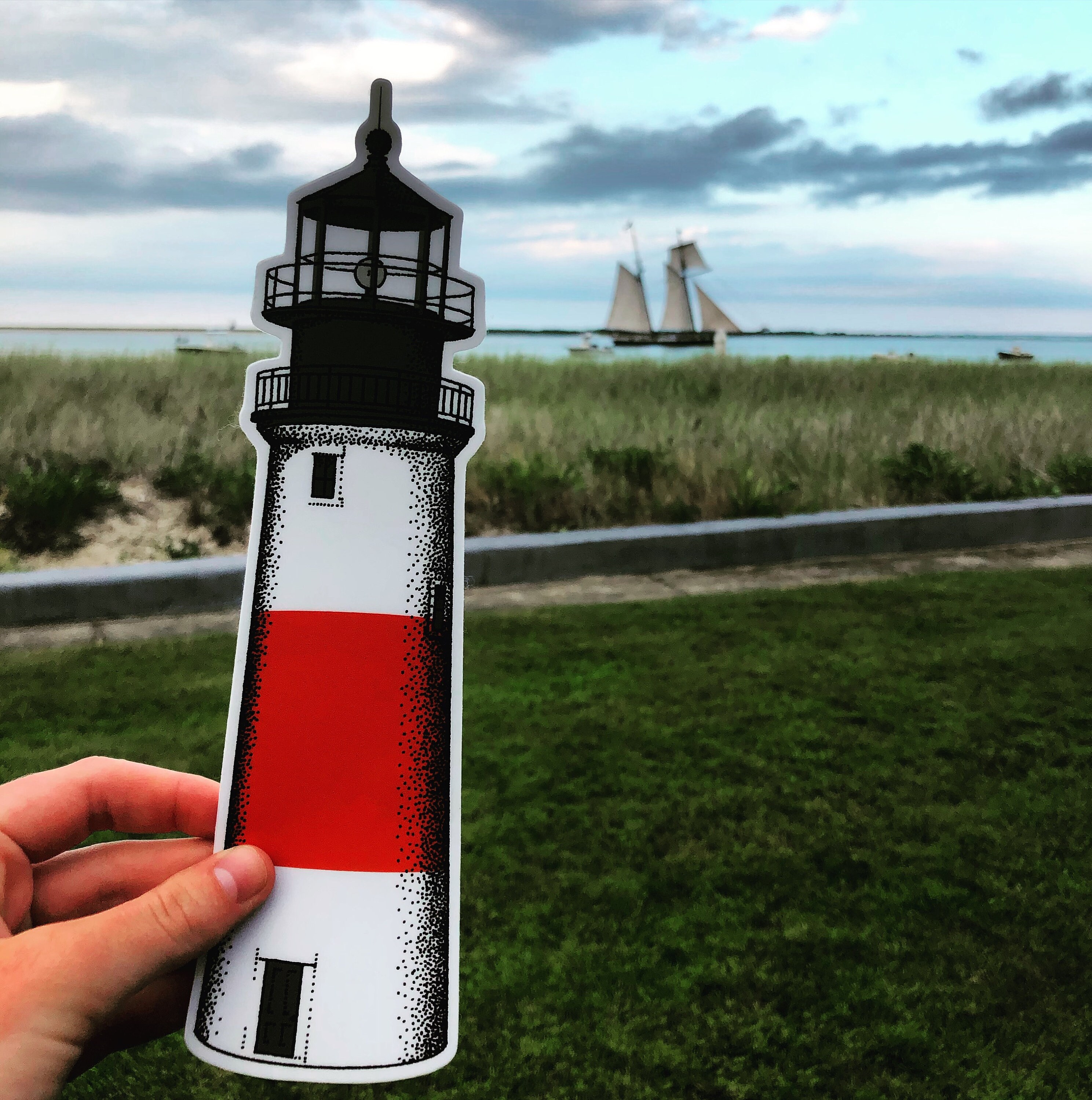 Sankaty Head Lighthouse Nantucket Sticker Decal Vinyl Die-cut - Etsy.de