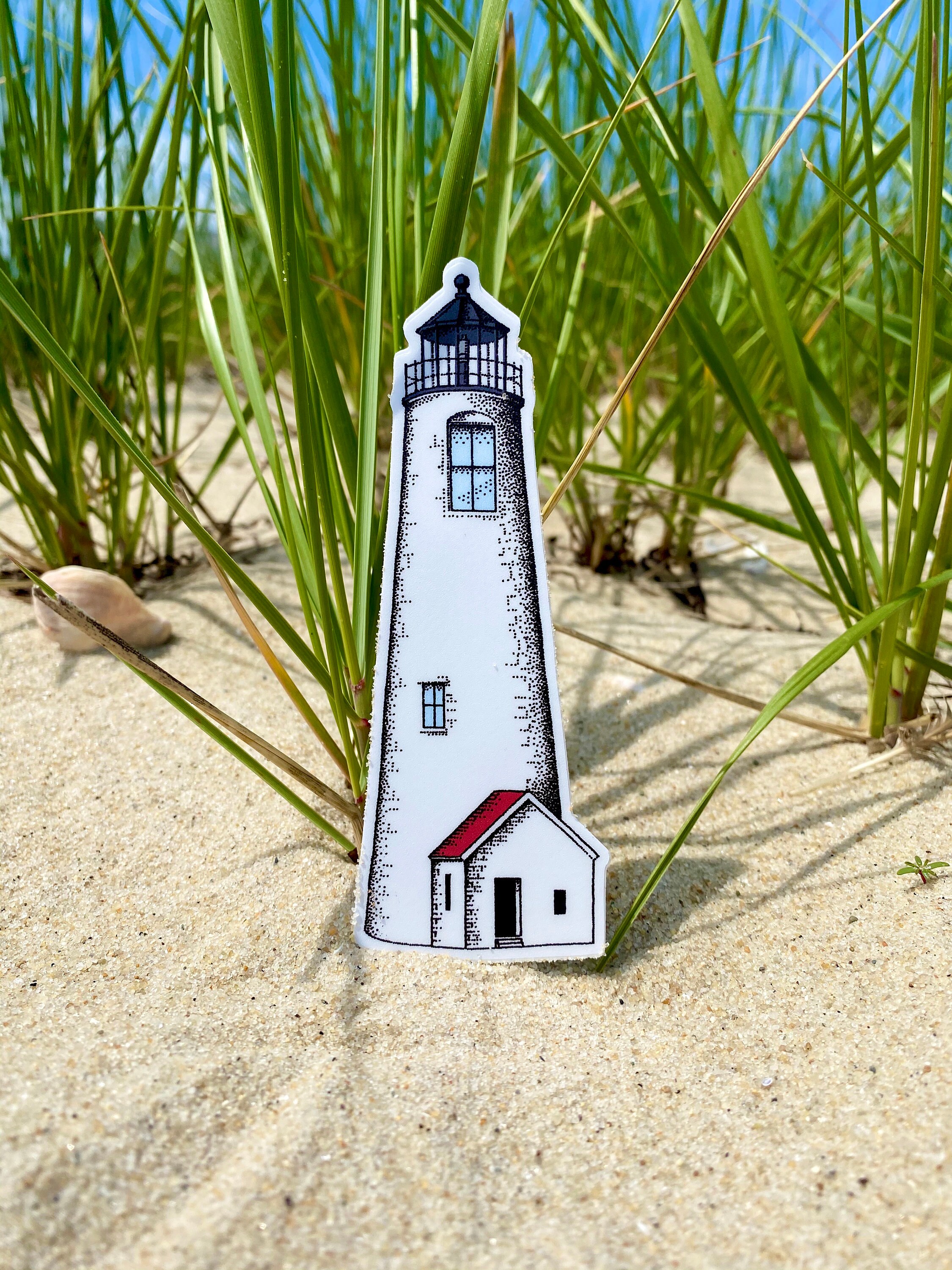Great Point Lighthouse Nantucket Sticker Decal Vinyl Die-cut | Etsy