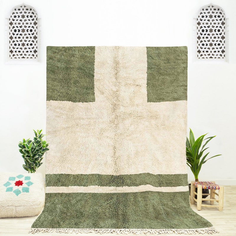 Green Moroccan Rug - Etsy