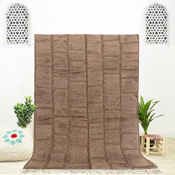 Brown Rug - Etsy