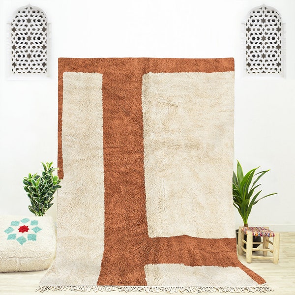 Orange Abstract Rug - Etsy