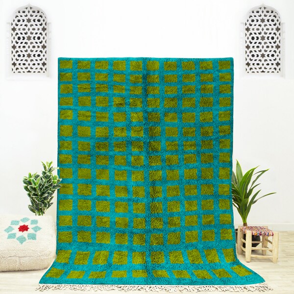 Moroccan Checkered Rug - Etsy