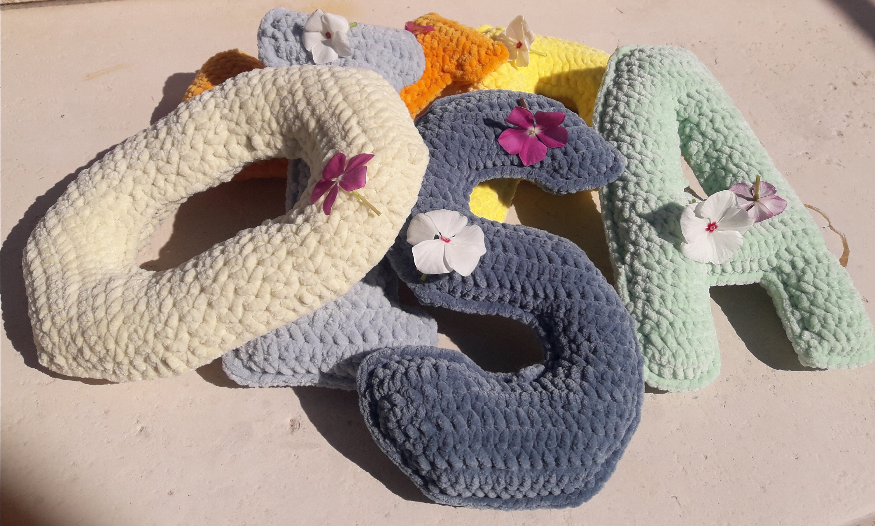 Personal Letters, What Are Your Letters, Choose Your Crocheted Letter ...