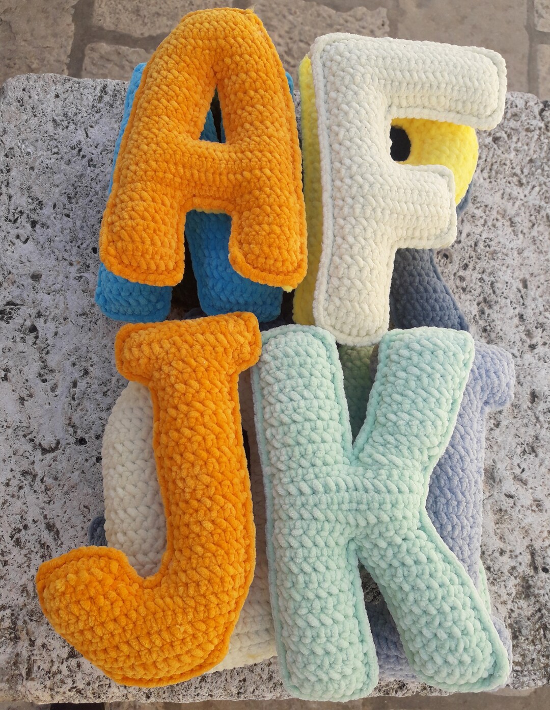 Personal Letters, What Are Your Letters, Choose Your Crocheted Letter ...