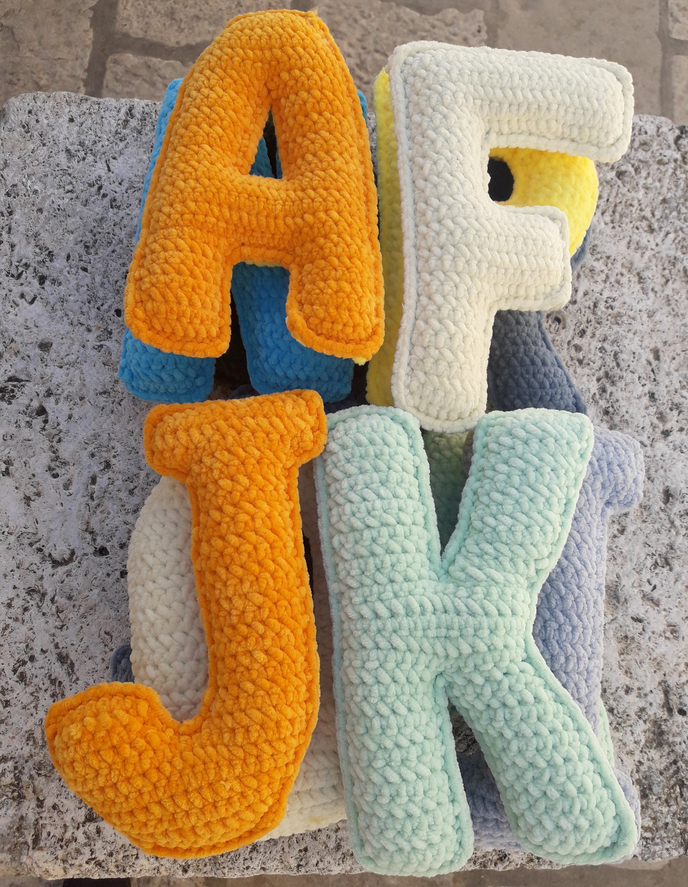 Personal Letters, What Are Your Letters, Choose Your Crocheted Letter ...