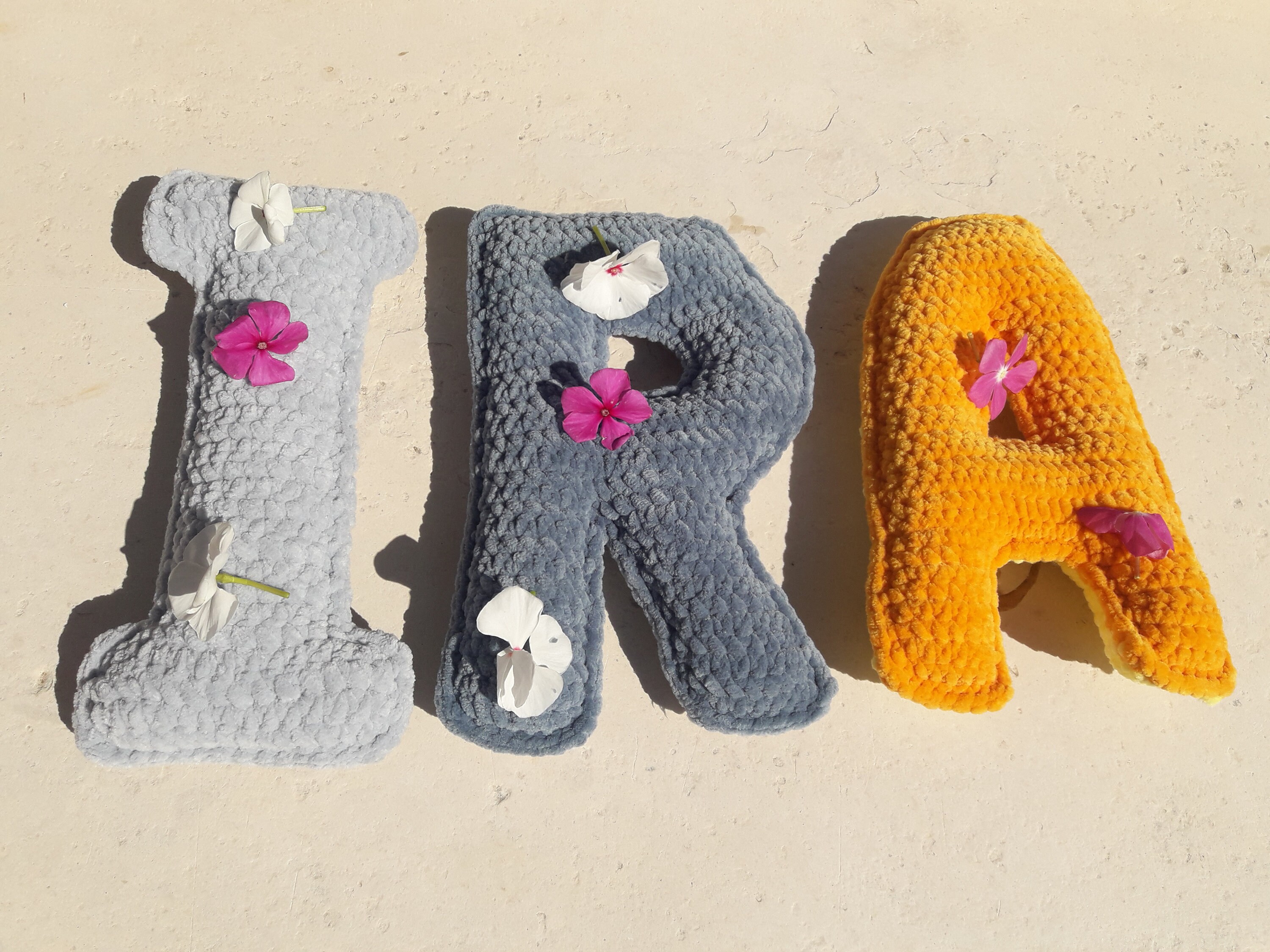 Personal Letters, What Are Your Letters, Choose Your Crocheted Letter ...